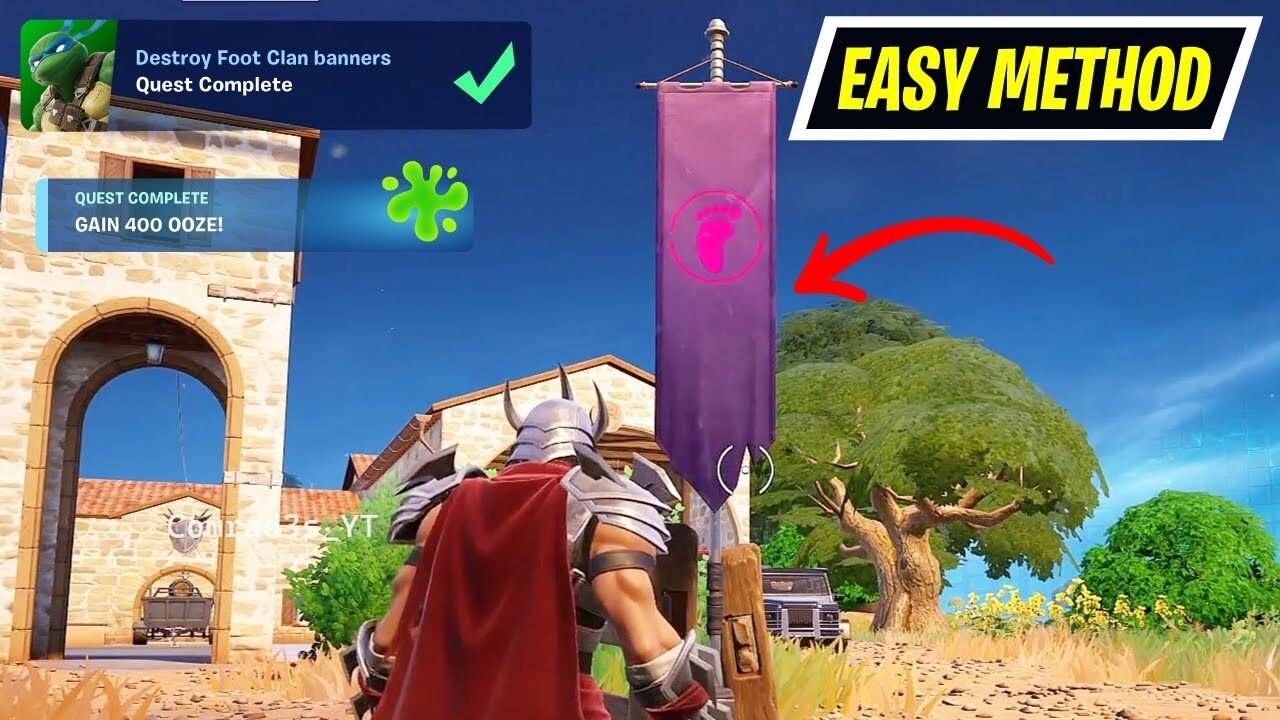 Where To Find Foot Clan Banners in Fortnite with Location - Gamers Mentor